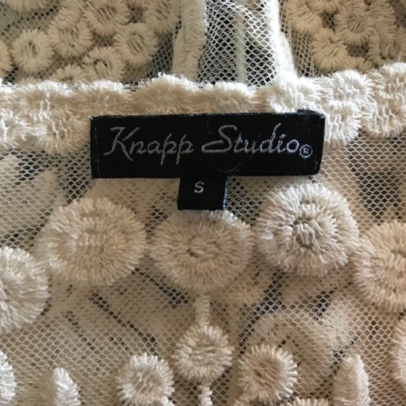 KNAPP STUDIOS | Tops | Knapp Studio Cotton Lace Top Szs | Poshmark